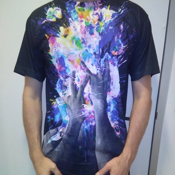 RageOn | Shirts | New Colorful Rainbow Paint Blast Art Bomb Explosion ...